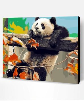Giant Panda Animals Paint By Numbers - Paint By Numbers PRO