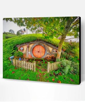 Hobbit Hole New Zealand NEW Paint By Numbers - Paint By Numbers PRO