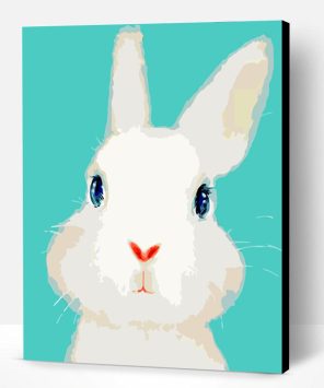 White Rabbit Paint By Numbers - Paint By Numbers PRO
