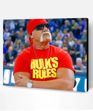 Terry Eugene Bollea Hulk Paint By Numbers - Paint By Numbers PRO