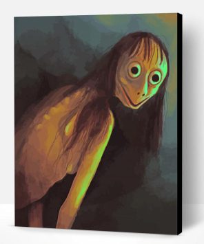 Creepy Momo Paint By Numbers - Paint By Numbers PRO