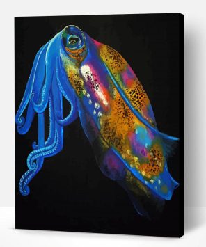 Aesthetic Cuttlefish Paint By Numbers - Paint By Numbers PRO