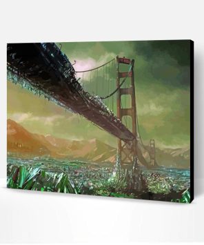 Dystopia Bridge Paint By Numbers - Paint By Numbers PRO