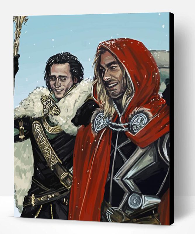 Loki And Thor Paint By Numbers - Paint By Numbers PRO