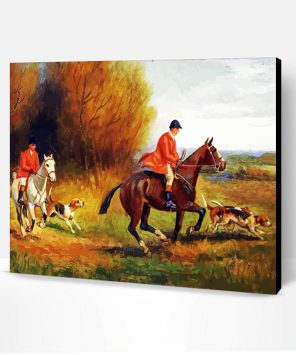 Fox Hunt Art Paint By Numbers - Paint By Numbers PRO