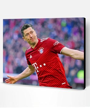 Robert Lewandowski Paint By Numbers - Paint By Numbers PRO