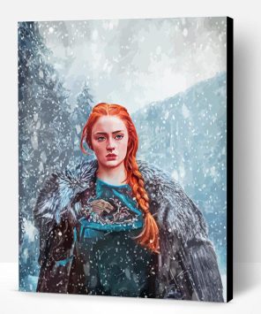 Aesthetic Queen Sansa Art Paint By Numbers - Paint By Numbers PRO