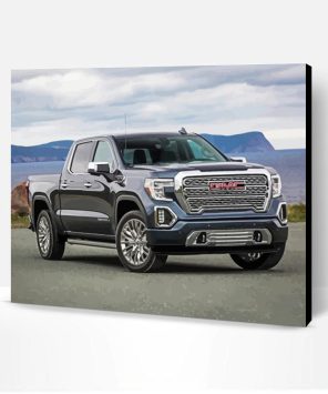 Aesthetic GMC Truck Paint By Numbers - Paint By Numbers PRO