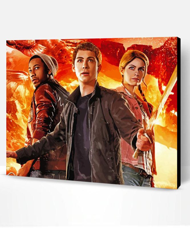 Percy Jackson Disney Movie Characters Paint By Numbers - Paint By ...